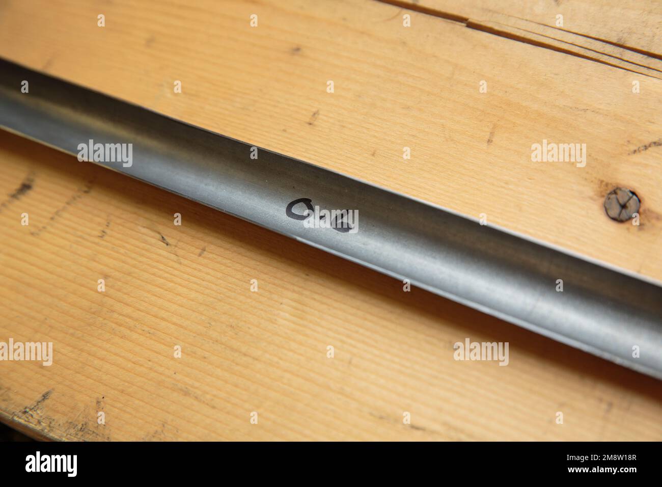 Cross section of Reynolds steel tubing at their manufacturing ...
