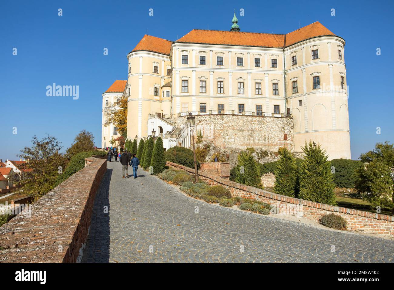 Mikulov Castle, one of the most important castles in South Moravia ...