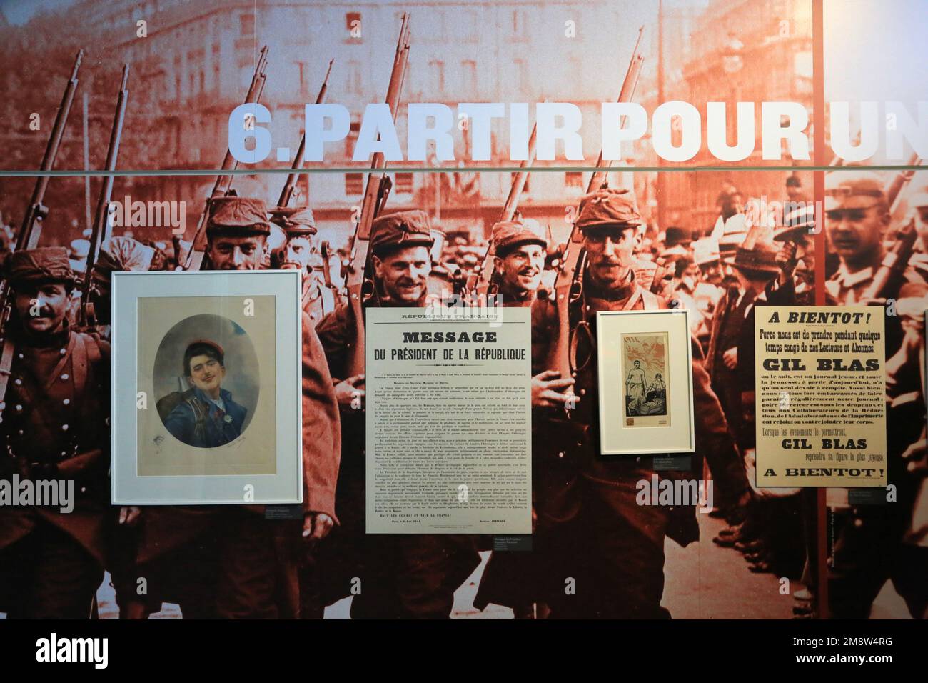 Exposition. Musée de la Grande Guerre. Meaux. Seine-et-Marne. France ...