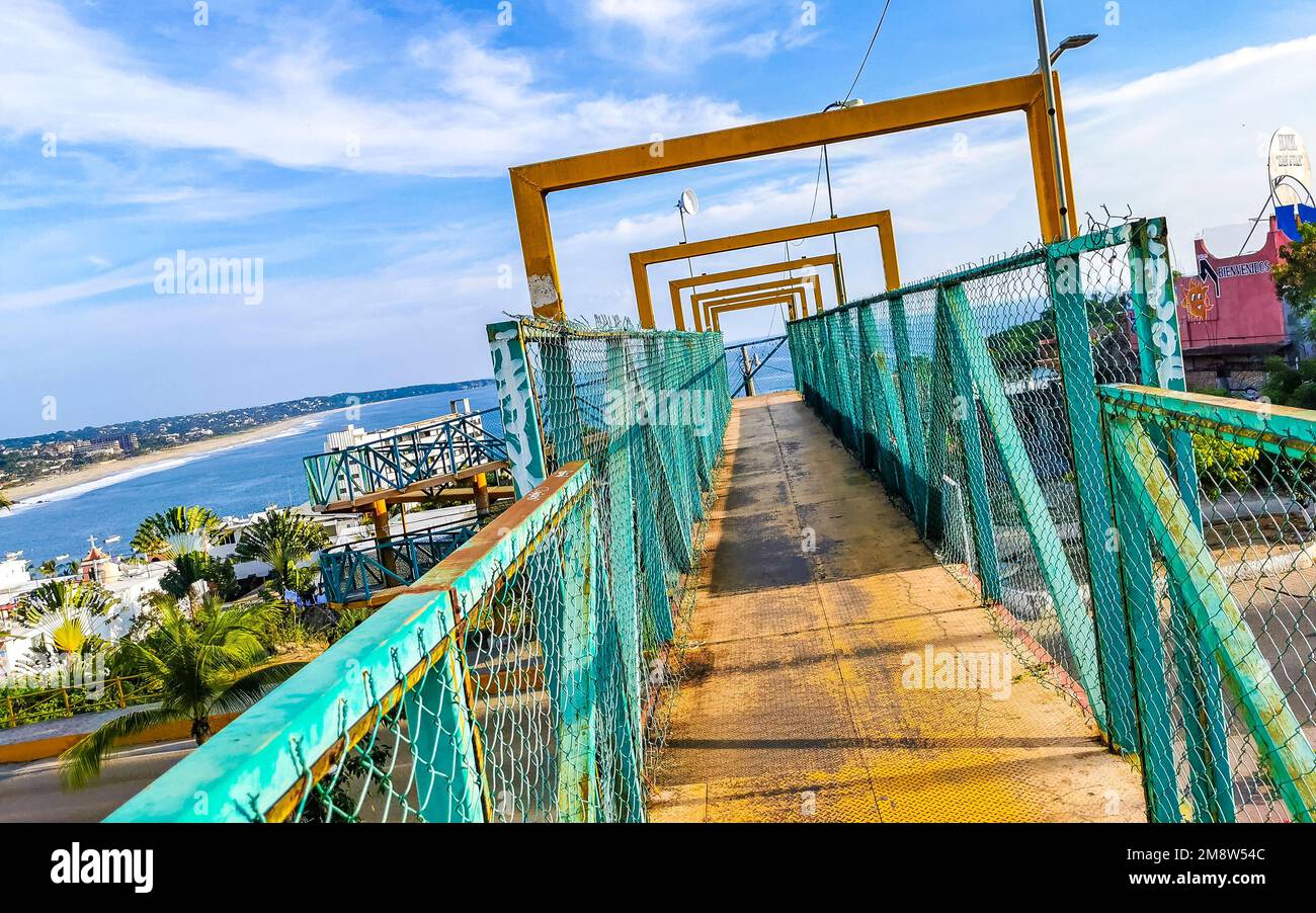 Pedestrian bridge pedestrian overpass passerelle walkway skyway with ...
