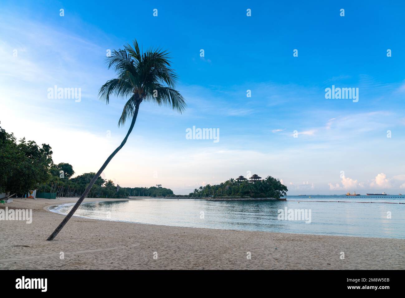 Singapore sentosa barak bay beach Stock Photo - Alamy