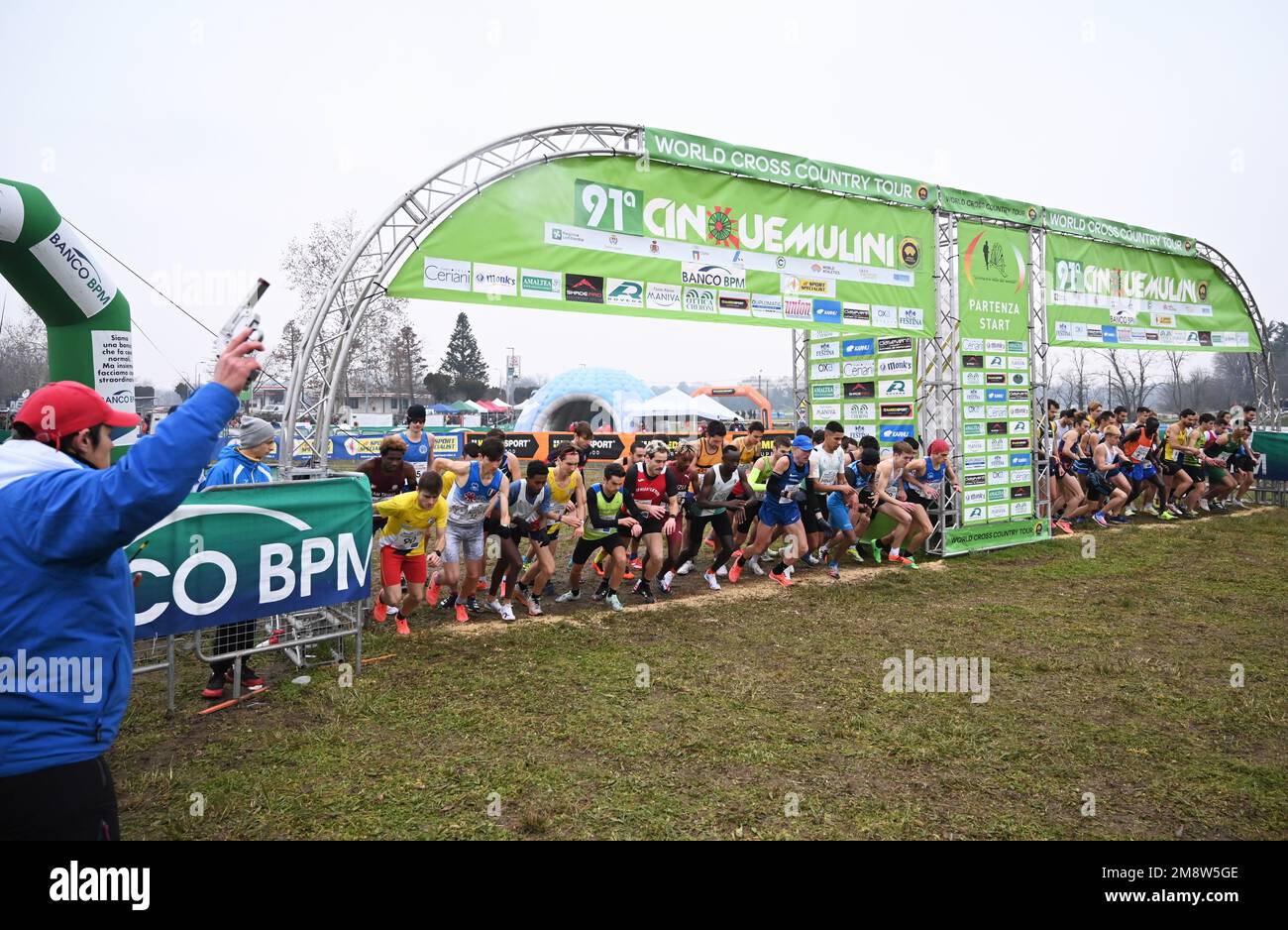 Milan, Italy. 15th Jan, 2023. Sa Vittore Olona Milan, Italy 91st ...