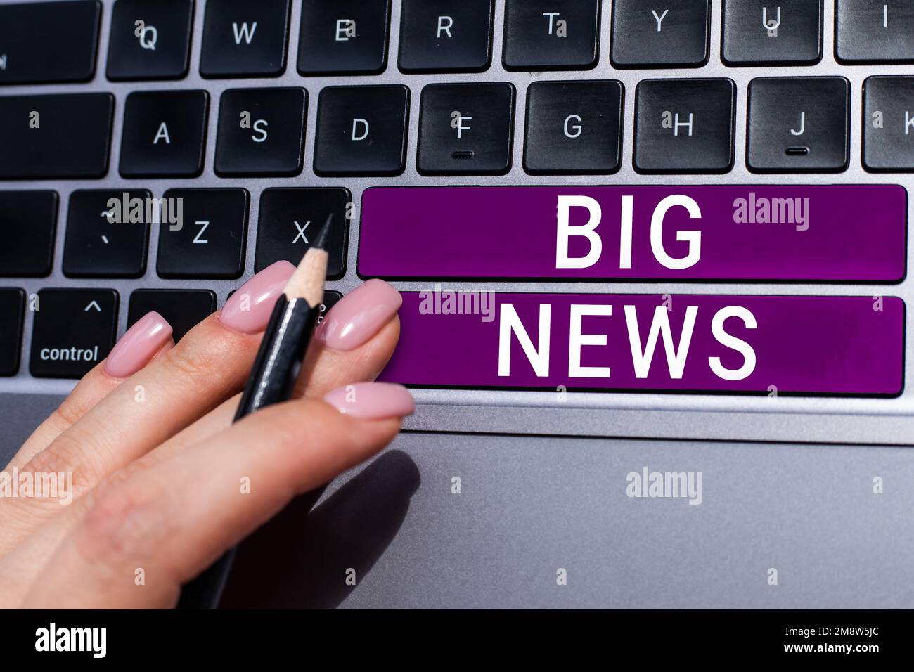 Inspiration showing sign Big News. Business concept knowing actions no ...