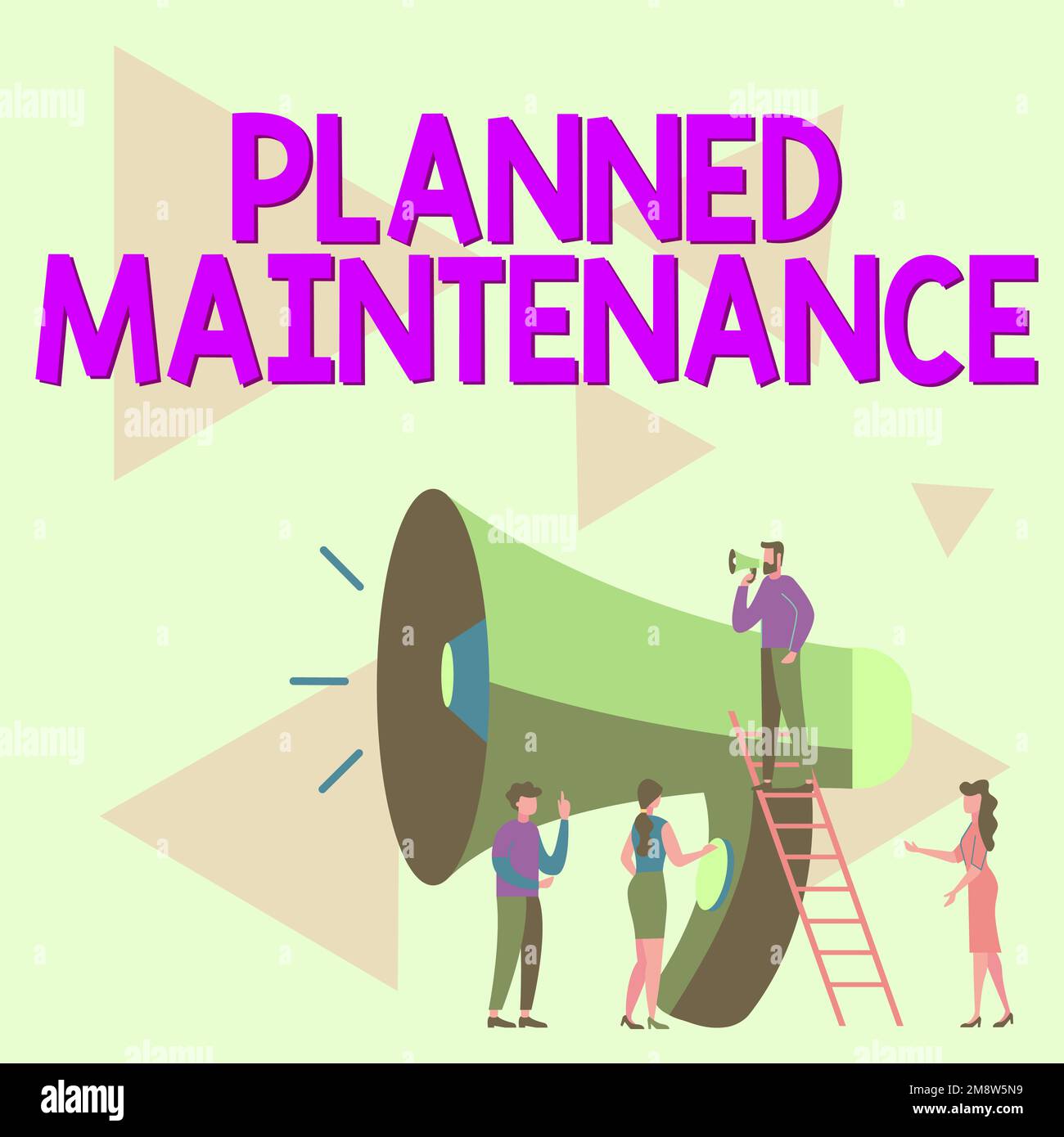 Inspiration showing sign Planned Maintenance. Business showcase Check ...