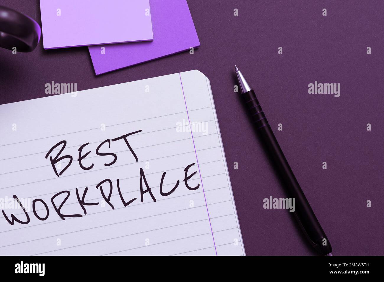 Conceptual caption Best Workplace, Business idea Ideal company to work ...