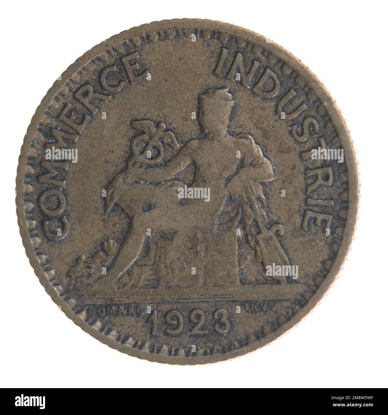 France 1 Franc coin 1923 copper-aluminum Chambers of Commerce French ...
