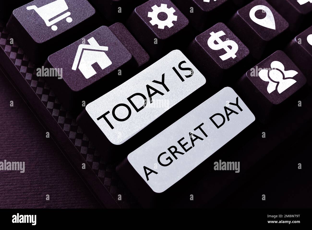 Sign displaying Today Is A Great Day. Internet Concept Enjoying the ...