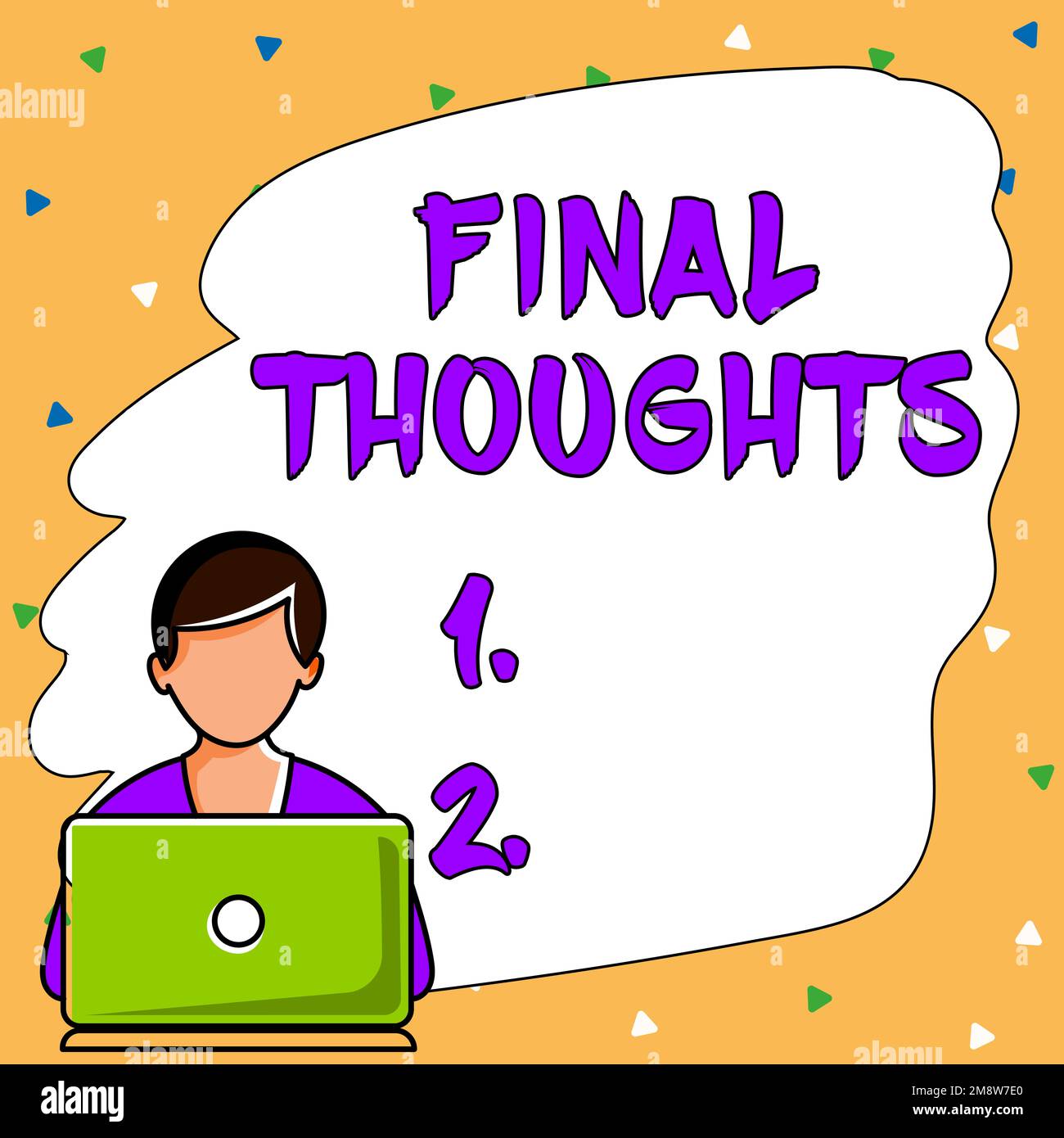 Sign displaying Final Thoughts. Business approach Conclusion Last ...