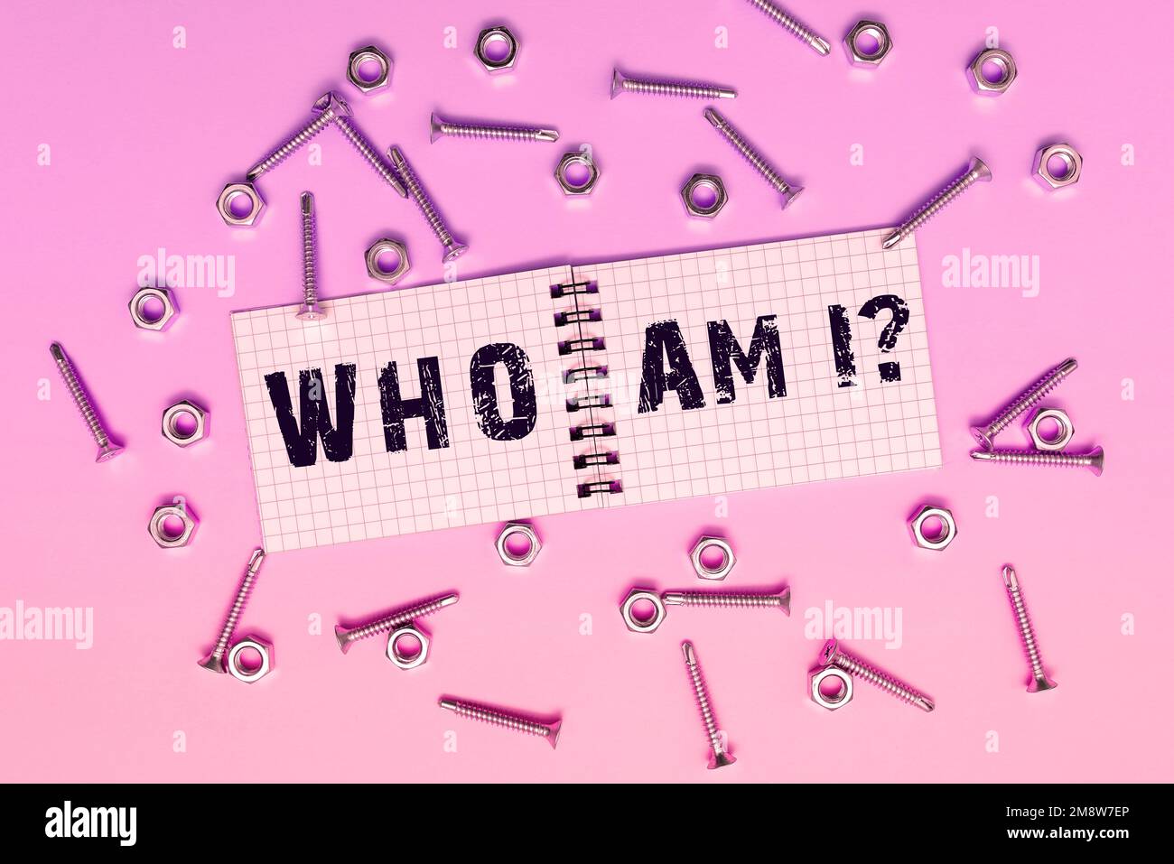 Text showing inspiration Who Am I. Word Written on when being asked ...