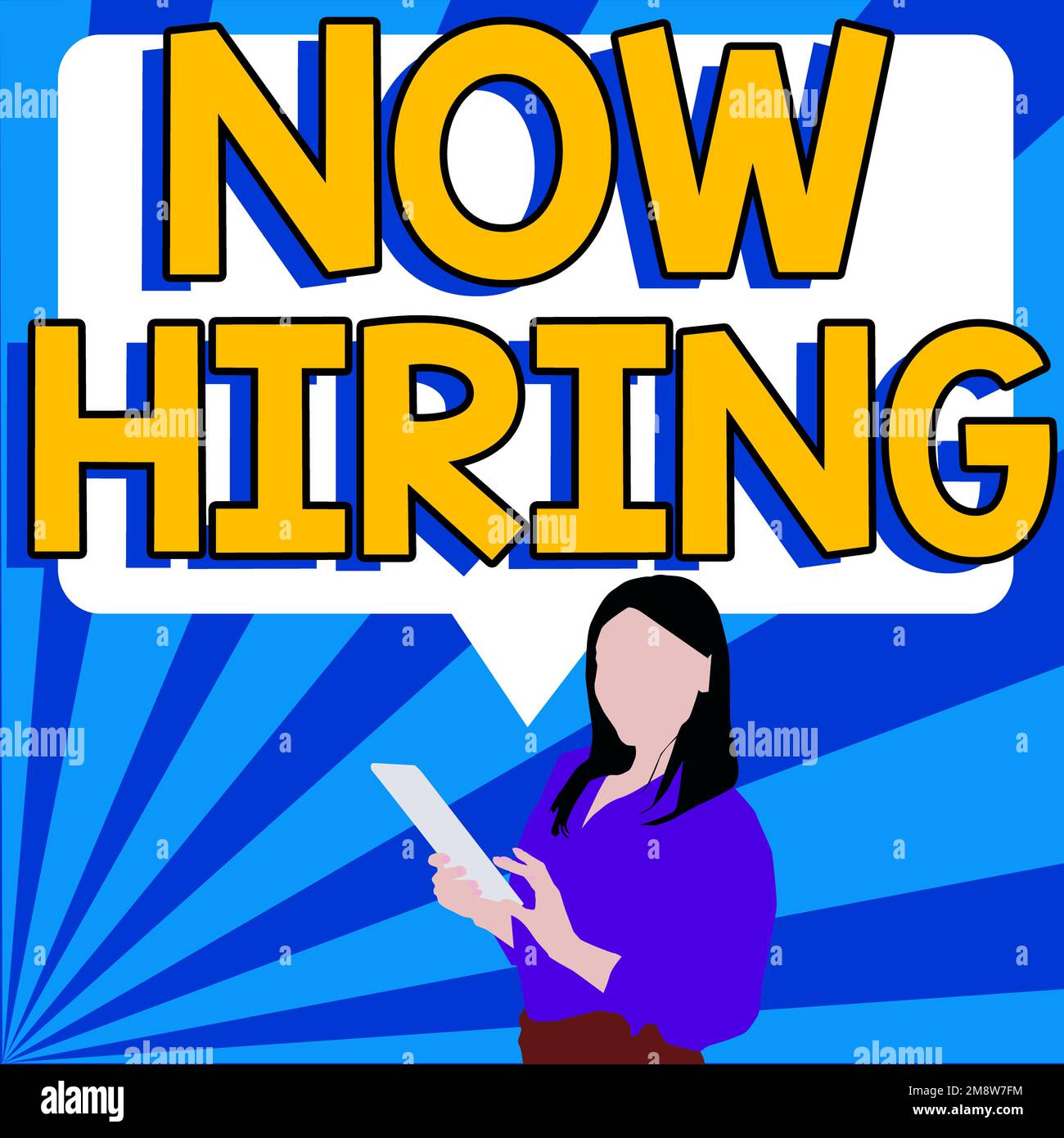 Inspiration showing sign Now Hiring. Business overview Workforce Wanted ...