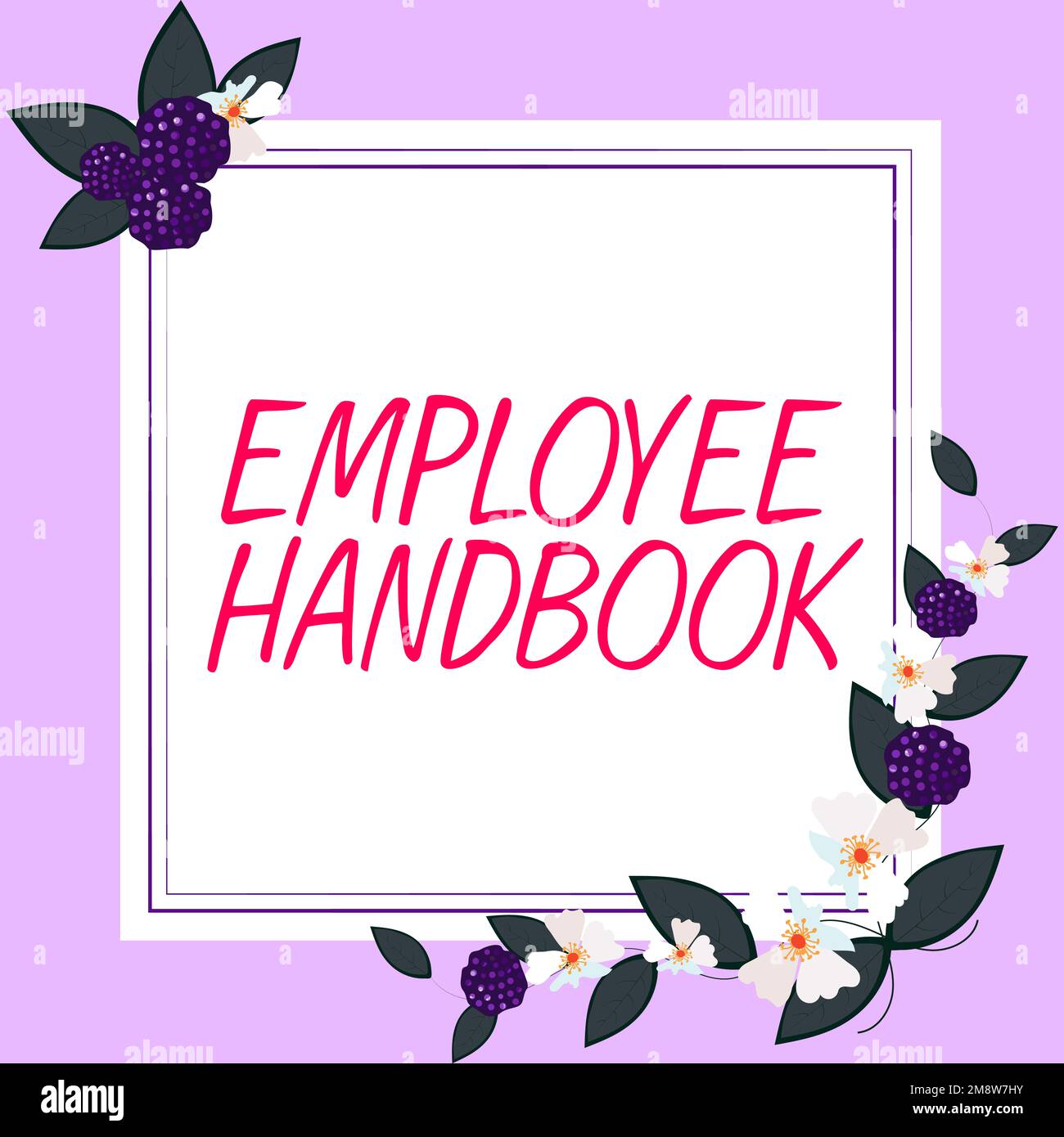 Writing Displaying Text Employee Handbook Internet Concept Document That Contains An Operating