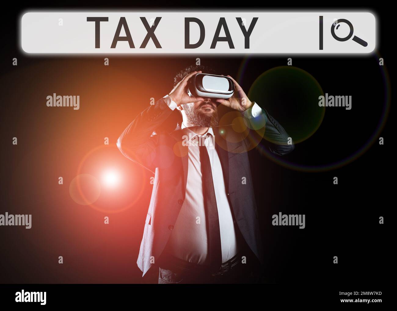 Writing displaying text Tax Day. Internet Concept colloquial term for ...