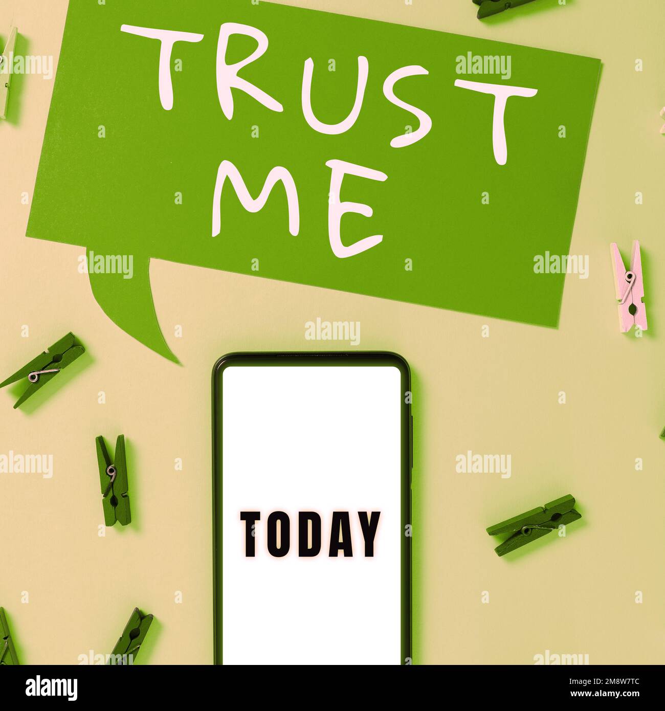 Inspiration showing sign Trust Me. Business showcase Believe Have faith ...