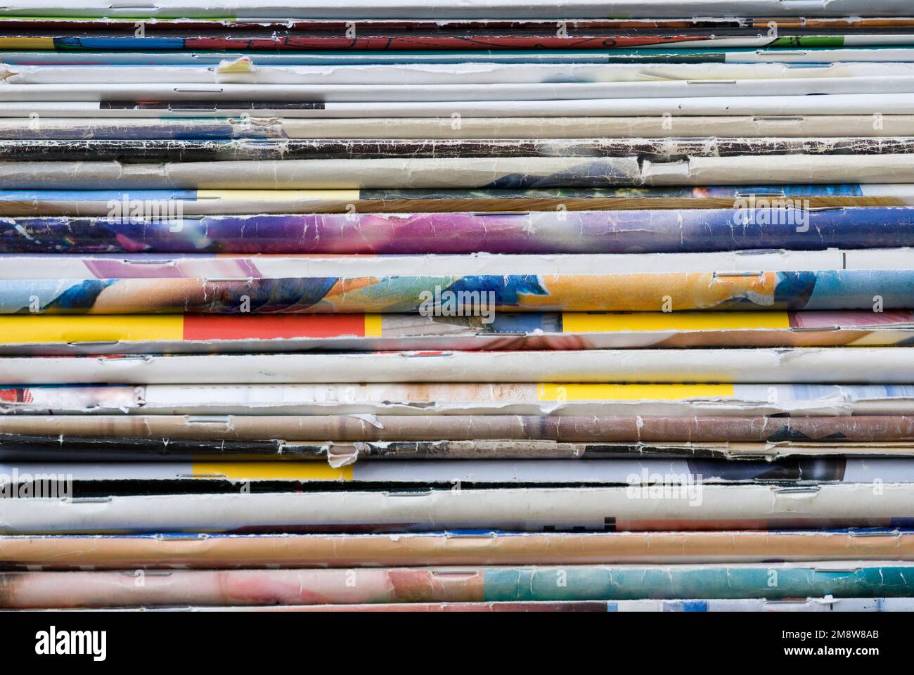 A stack of old fashion-magazines Stock Photo - Alamy