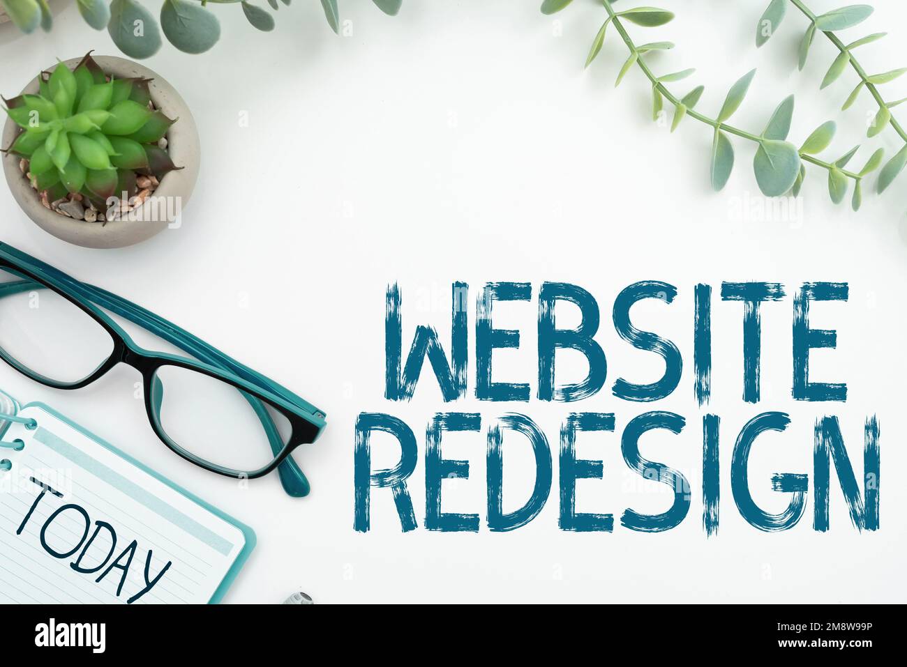 Conceptual caption Website Redesign. Business idea modernize improver or evamp your website's ...