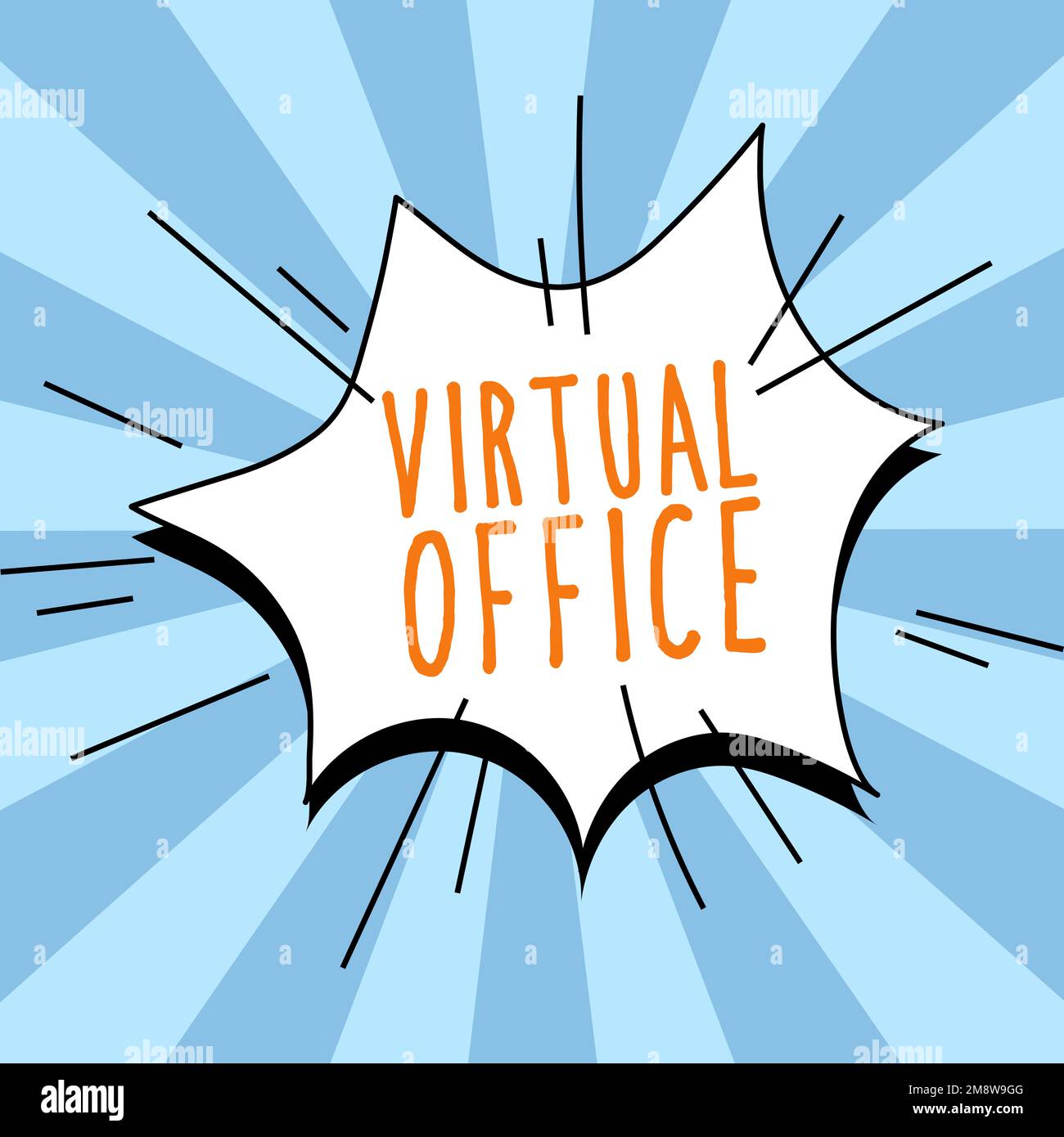 Inspiration showing sign Virtual Office, Word Written on Mobile work ...