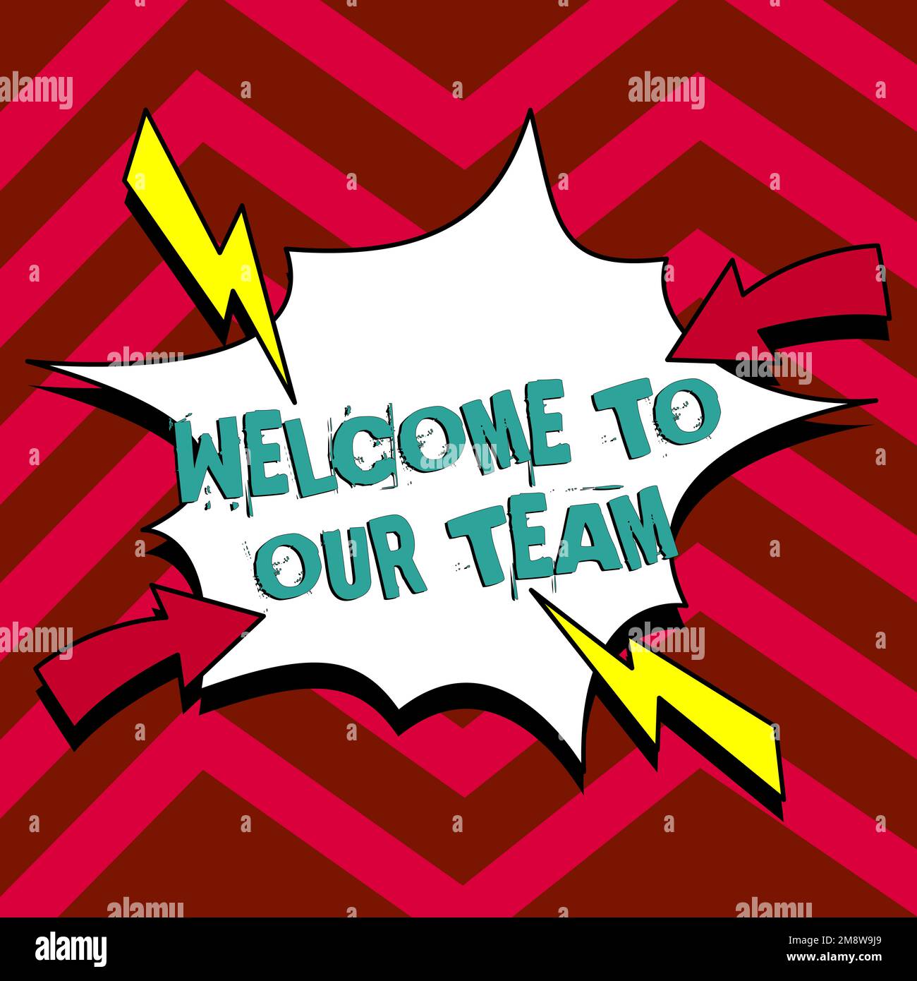 Sign displaying Welcome To Our Team. Conceptual photo introducing ...