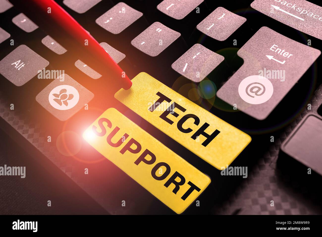 Conceptual display Tech Support. Conceptual photo Assisting individuals ...