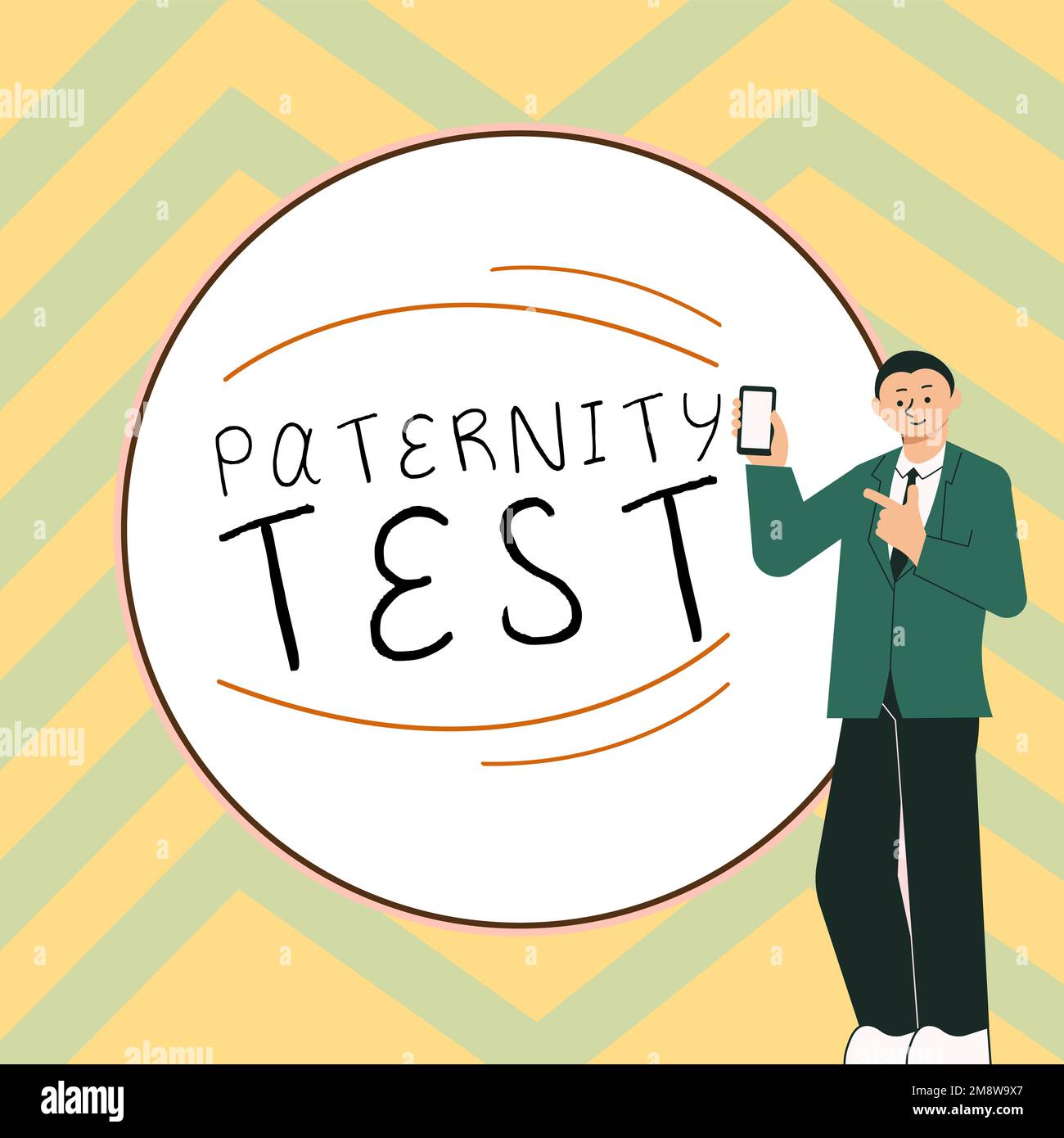 Hand writing sign Paternity Test. Internet Concept a test of DNA to ...