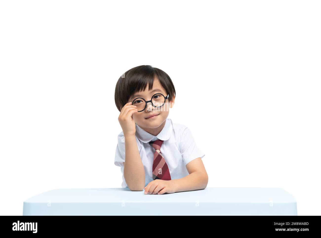 The little boy in learning Stock Photo - Alamy