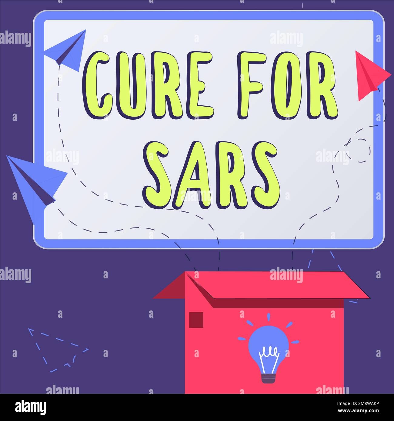 Text showing inspiration Cure For Sars, Word Written on Medical ...