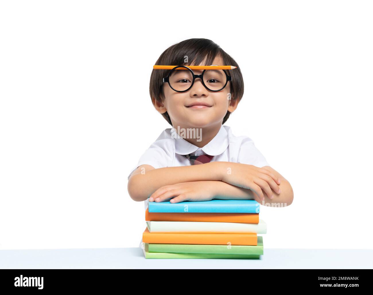 The little boy in learning Stock Photo - Alamy
