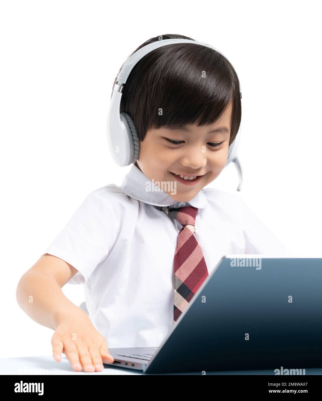 The little boy in learning Stock Photo - Alamy