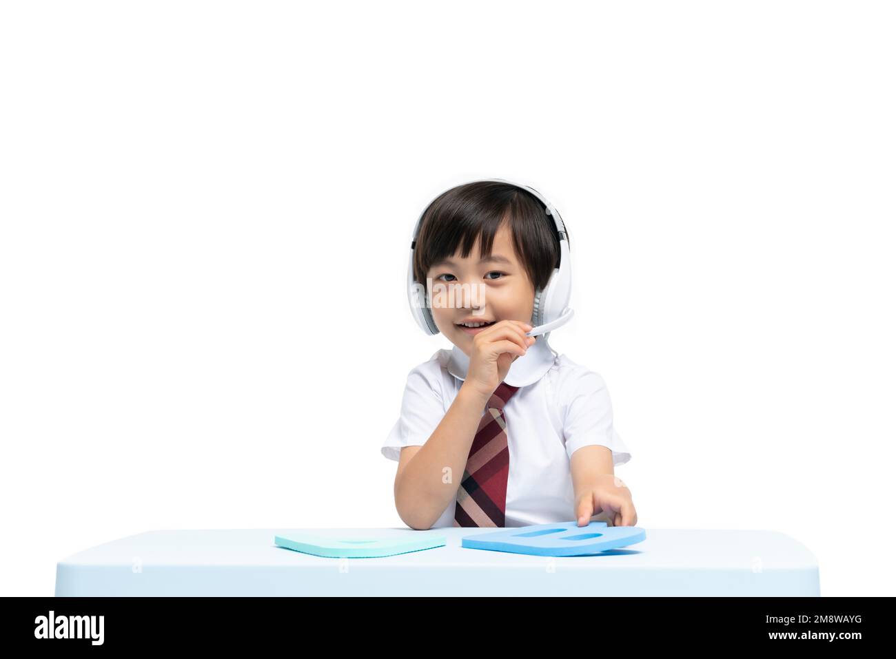 The little boy in learning Stock Photo - Alamy