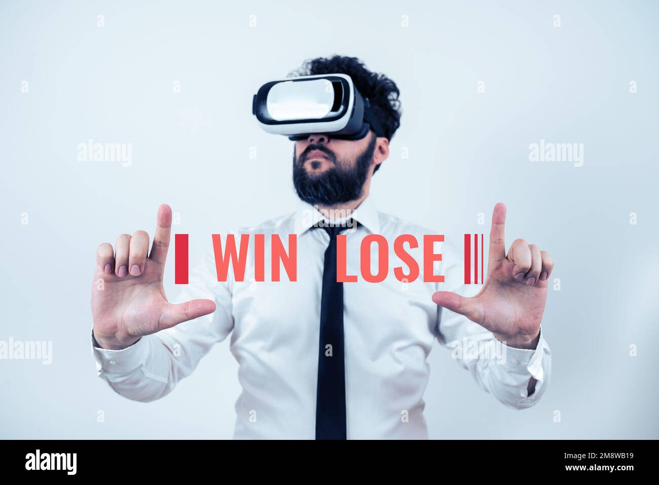 Inspiration showing sign Win Lose, Business concept Compare ...