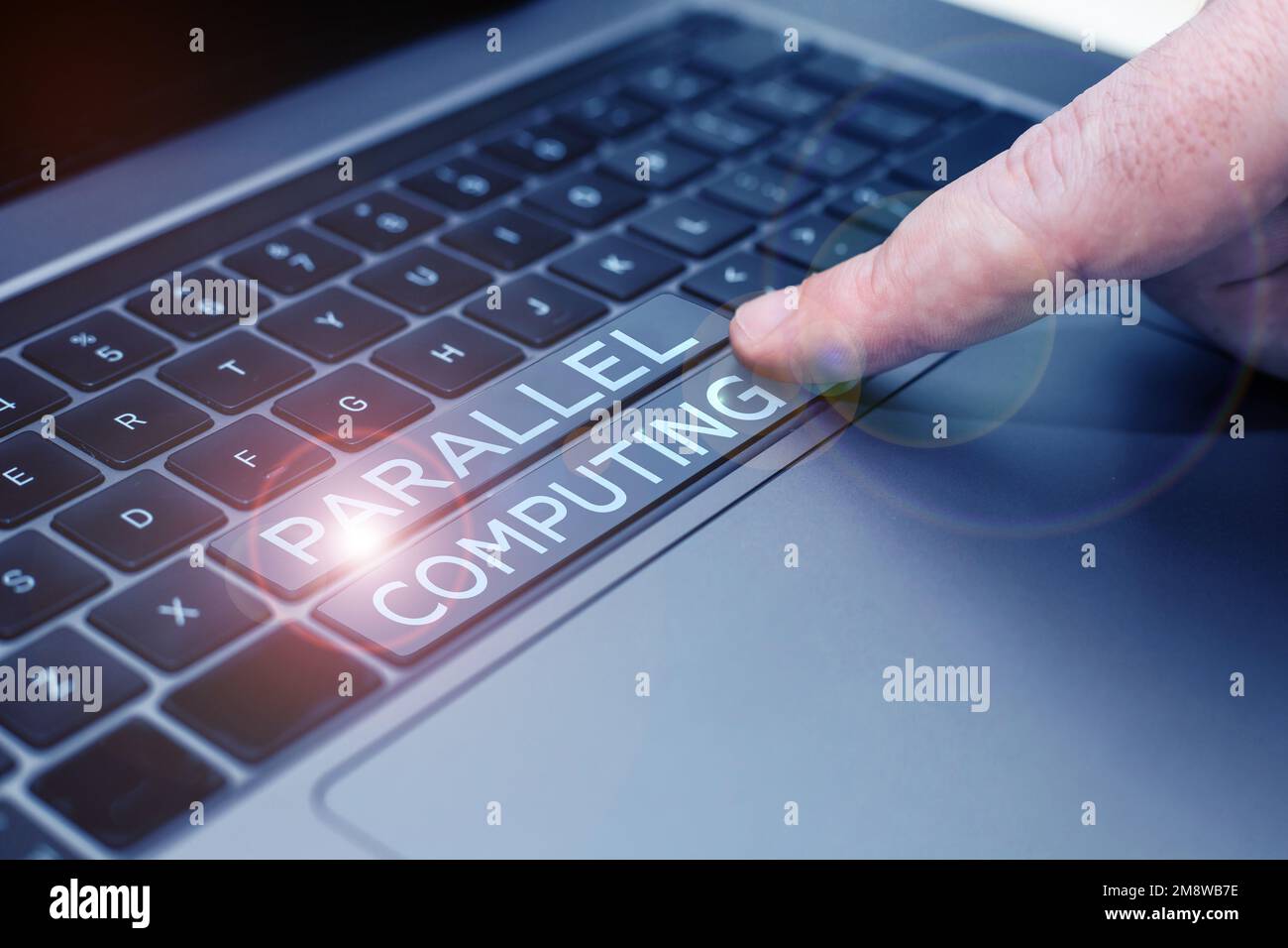 Conceptual caption Parallel Computing. Concept meaning simultaneous ...