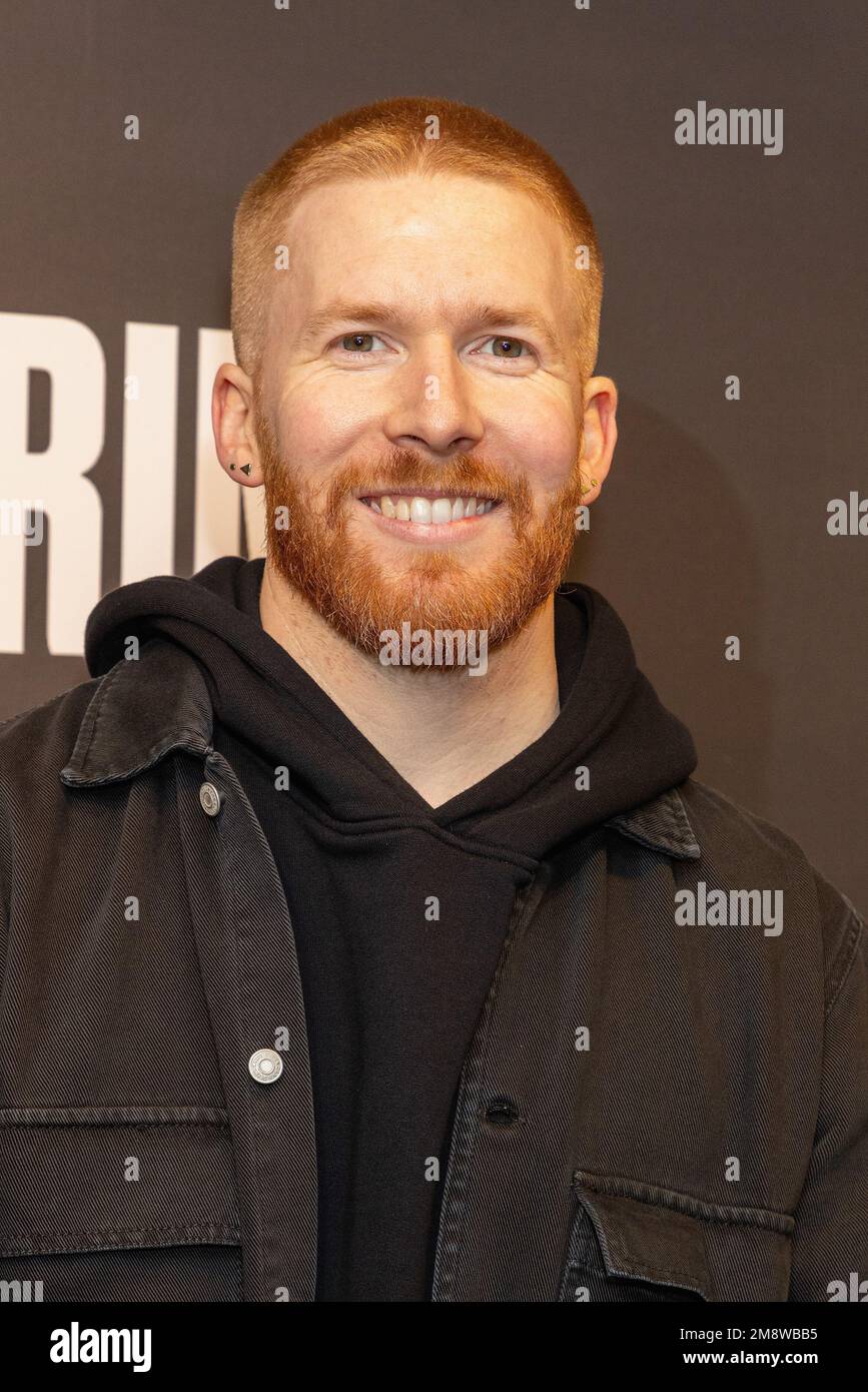 London, UK. 14 January, 2023. Neil Jones attends the Arrivals at the ...