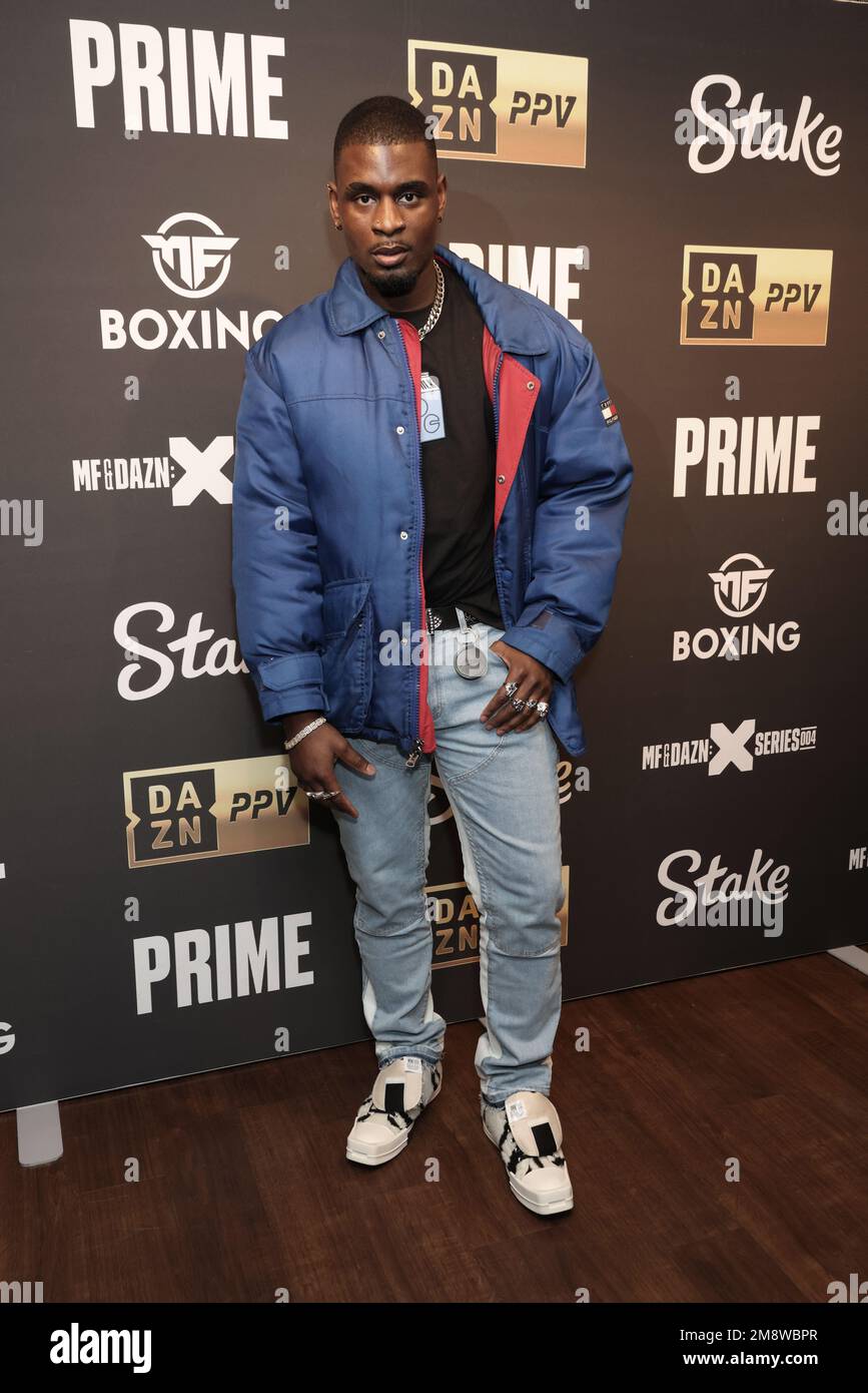 Dami Hope arrives for the KSI v FaZe Temperrr fight at OVO Arena ...