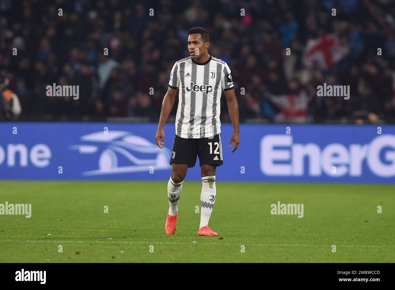 Naples, Italy. 13 Jan, 2023. Alex Sandro of Juventus FC during the ...