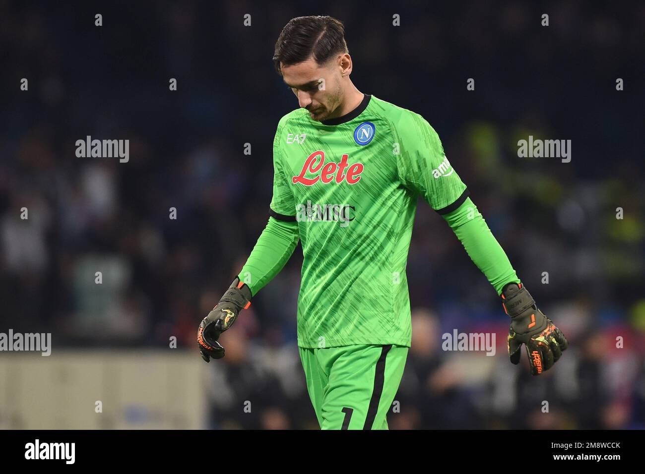 Naples, Italy. 13 Jan, 2023. Alex Meret of SSC Napoli during the Serie ...