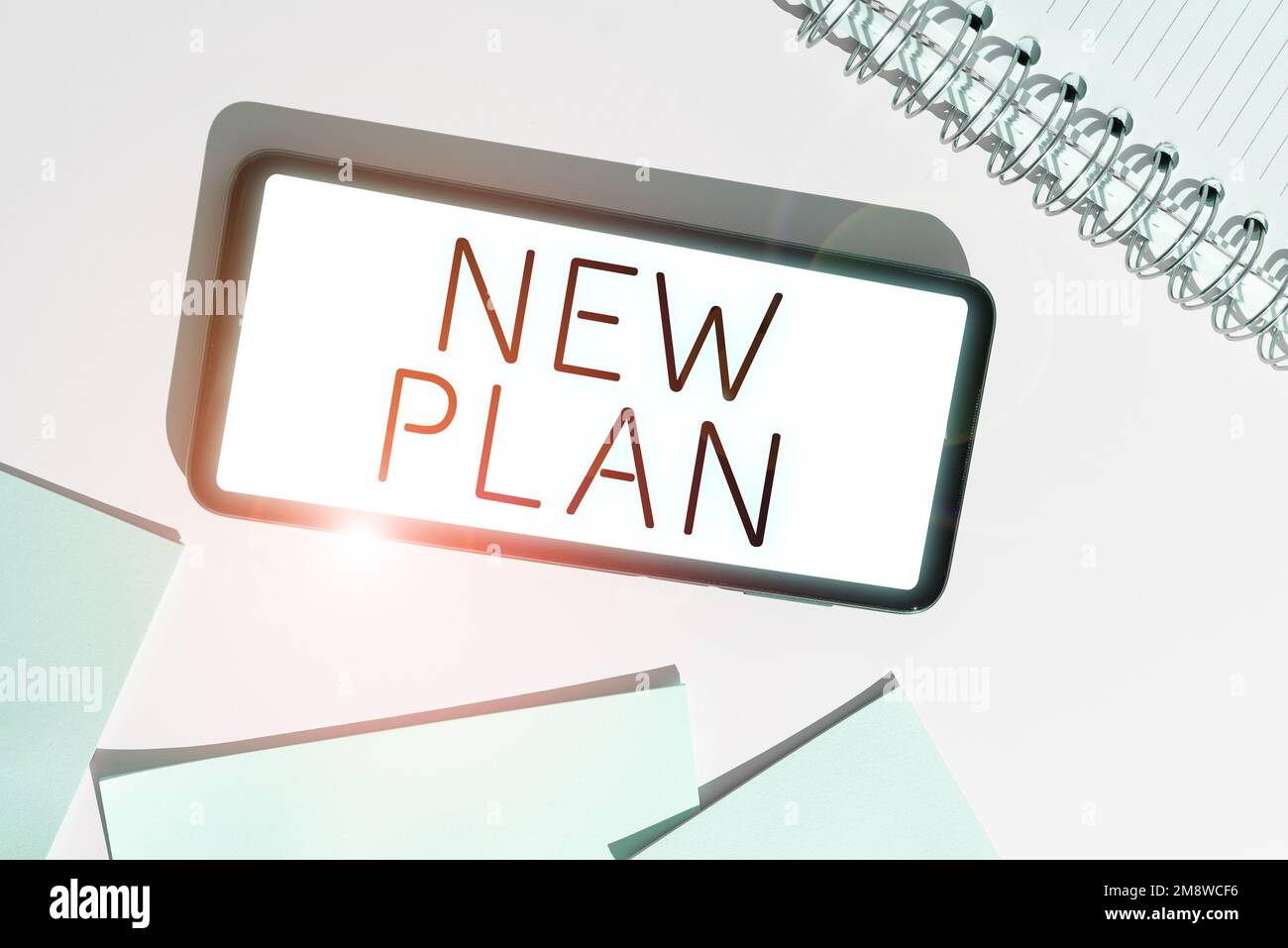 Conceptual caption New Plan. Conceptual photo Start of a detailed ...