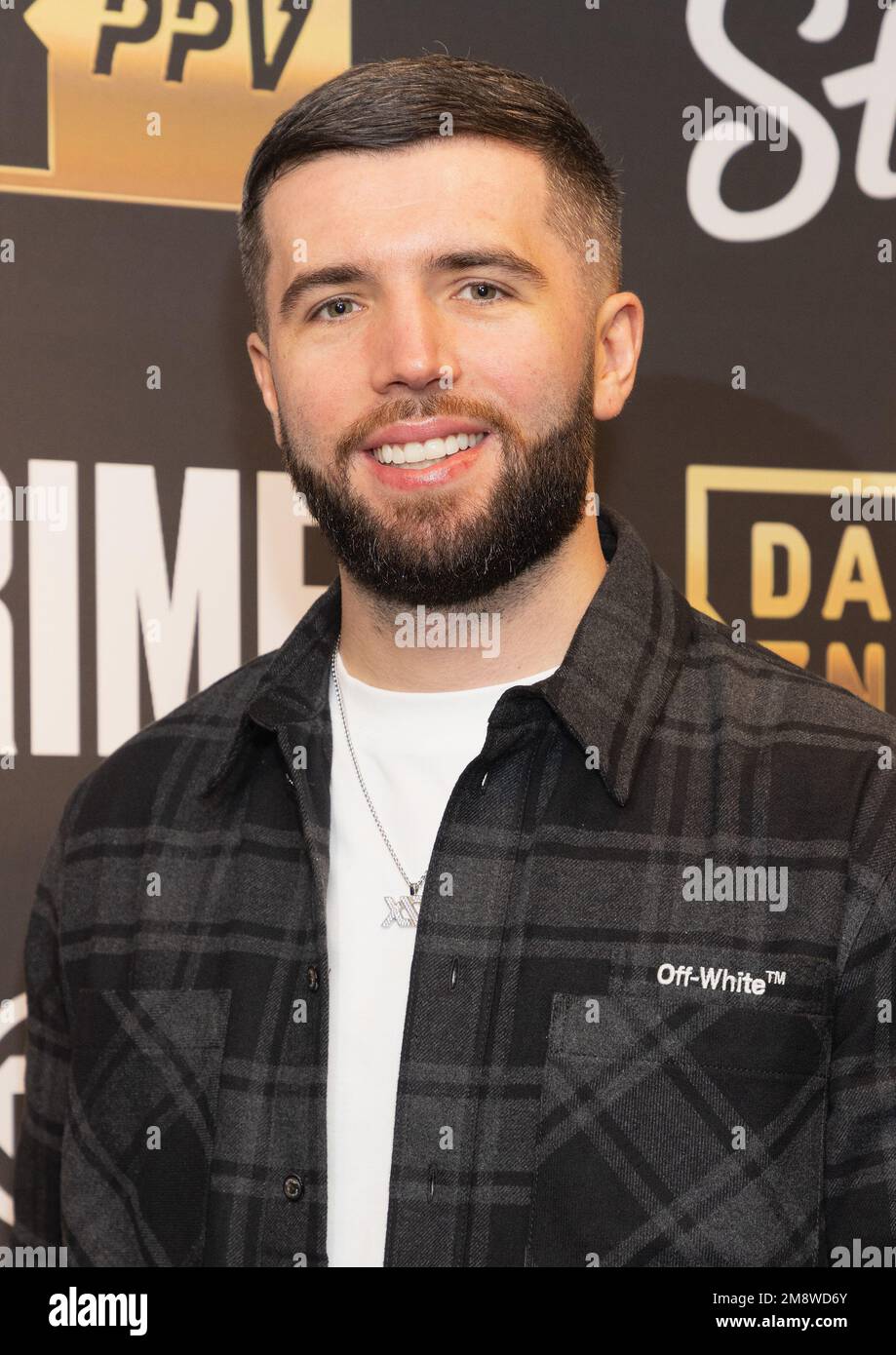 London, UK. 14 January, 2023. Joshua Bradley attends the Arrivals at ...