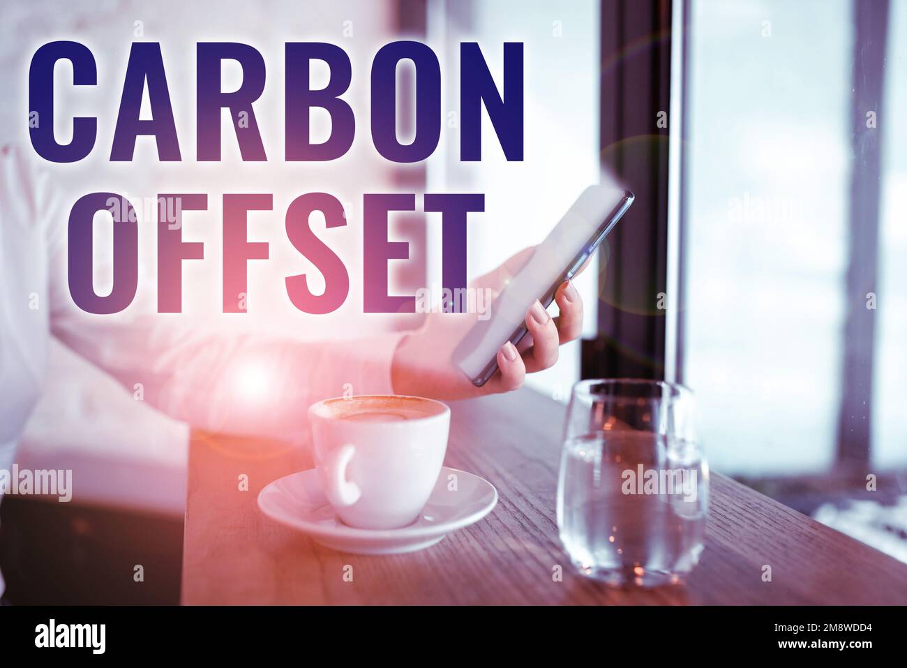 Conceptual display Carbon Offset. Word for Reduction in emissions of ... Conceptual display Carbon Offset. Word for Reduction in emissions of ...