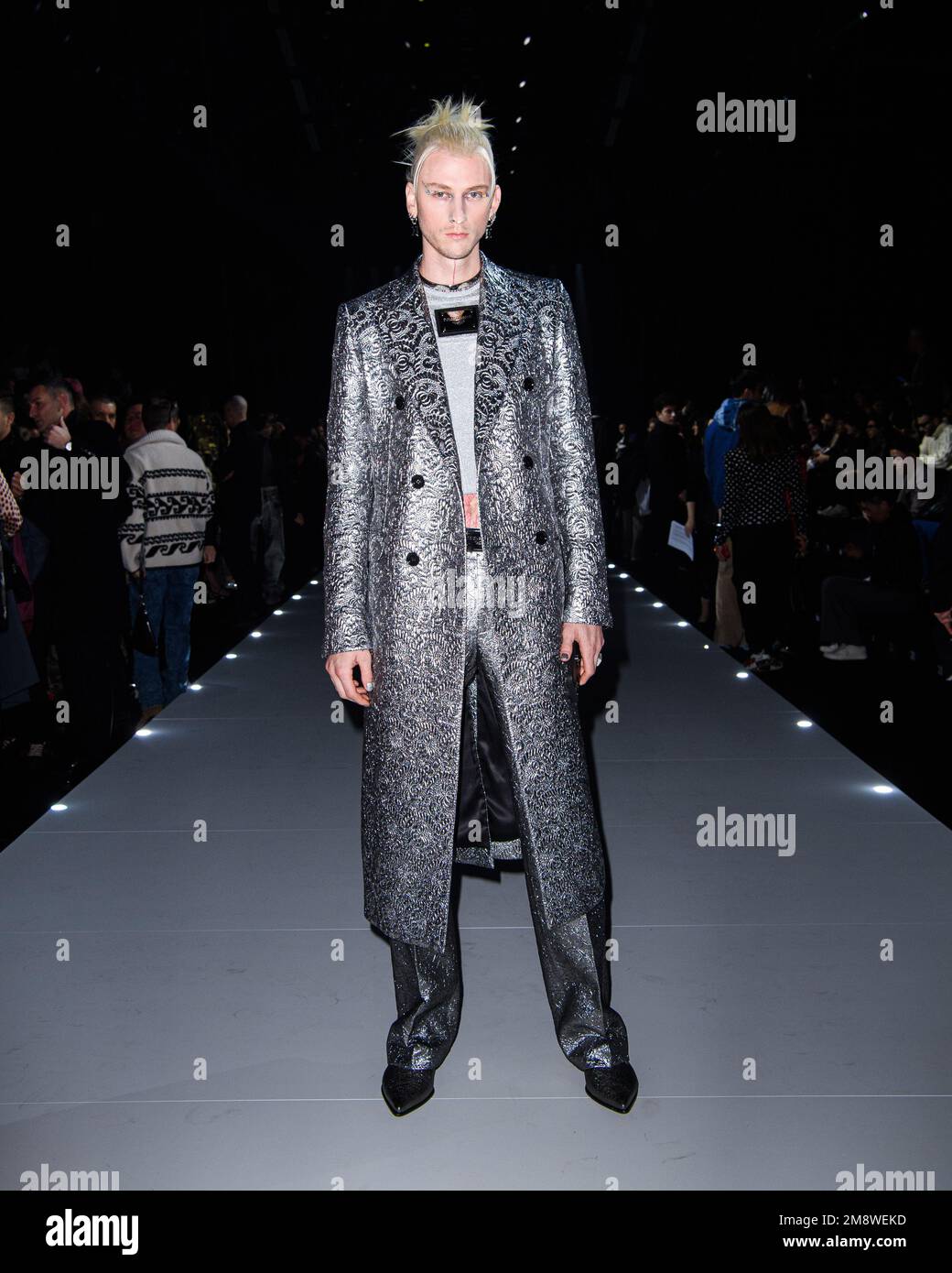 Machine Gun Kelly Milan Fashion Week Men Fall/Winter 23-24 Dolce ...