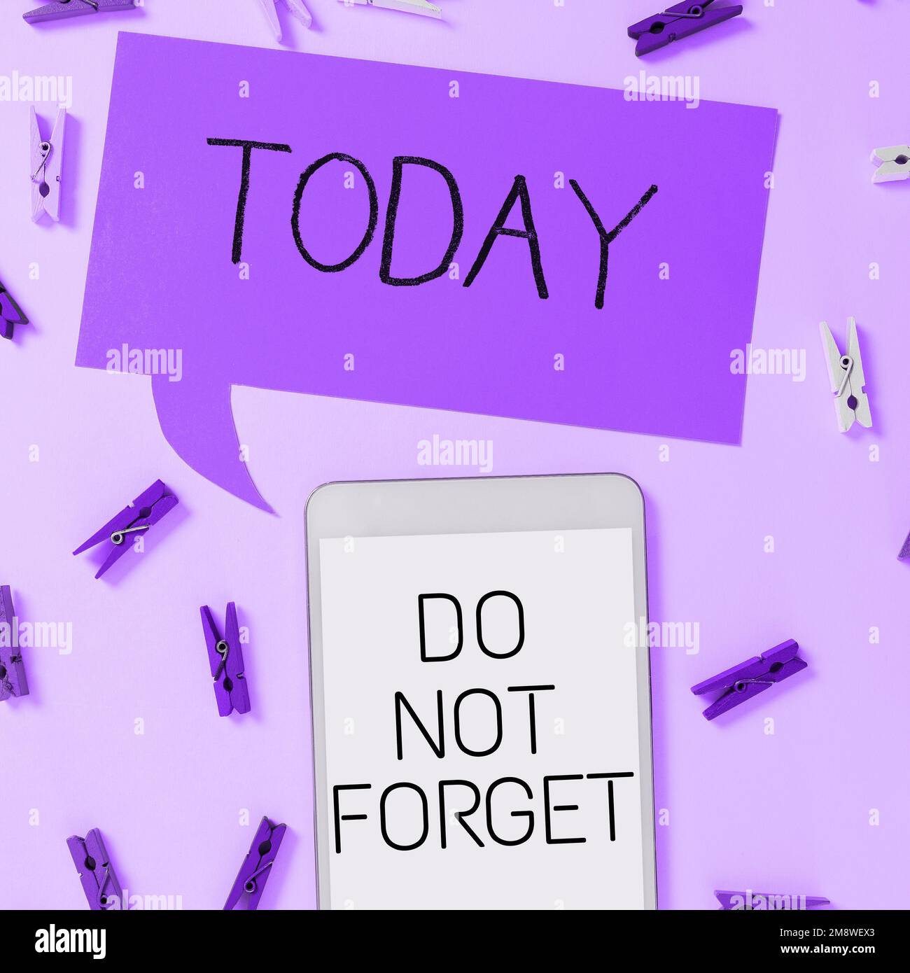 Hand writing sign Do Not Forget. Internet Concept Have always in mind ...