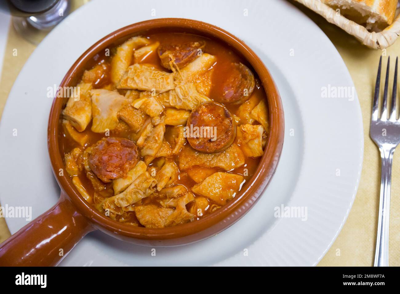 Spanish dish Callos Stock Photo - Alamy