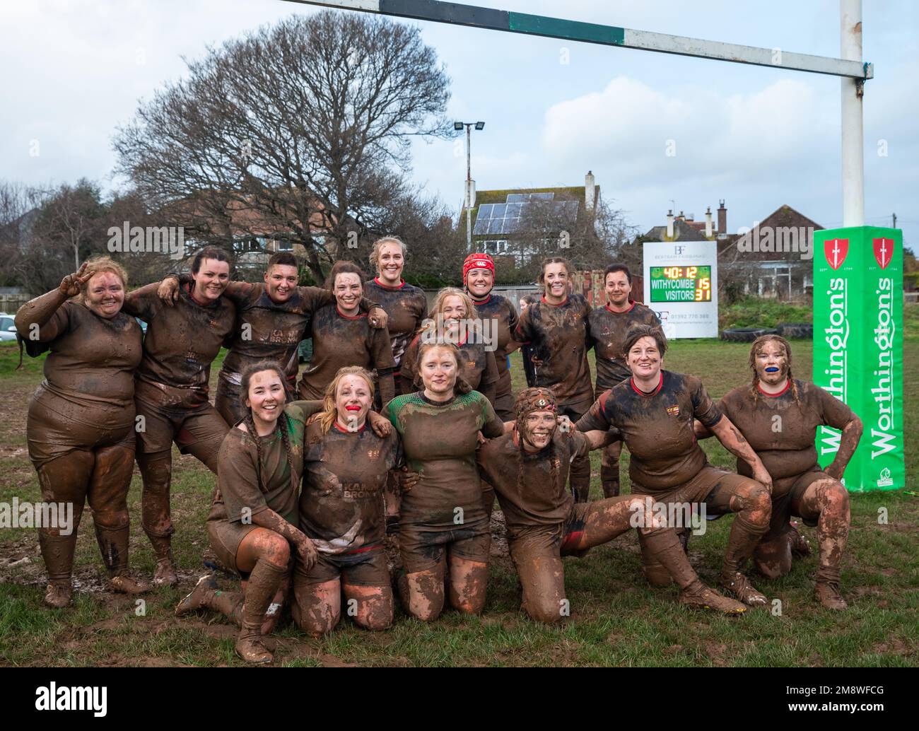 Playing rugby in mud hi-res stock photography and images - Alamy