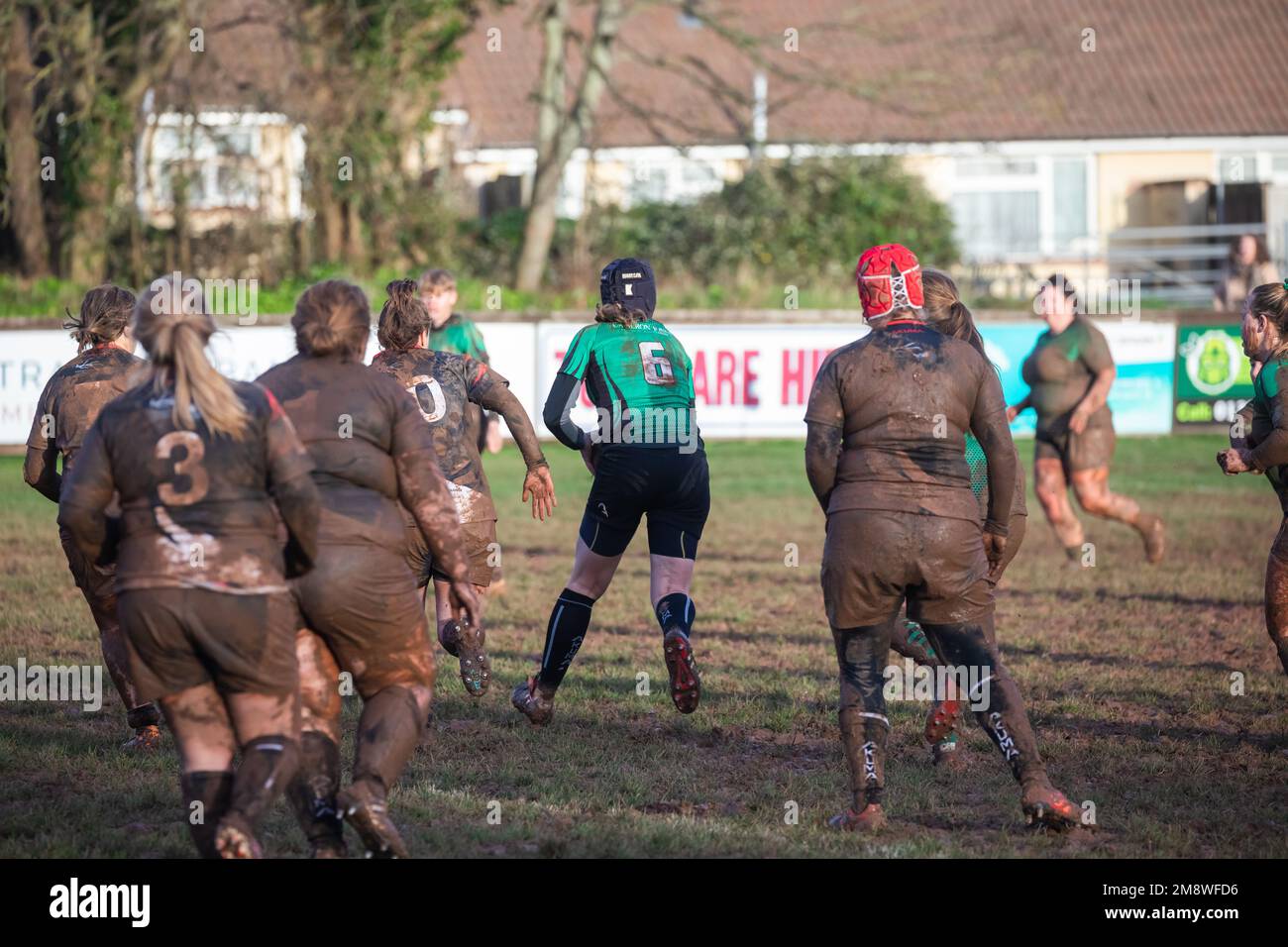 Withycombe,Devon,15th January 2023,After heavy downpours this Morning ...