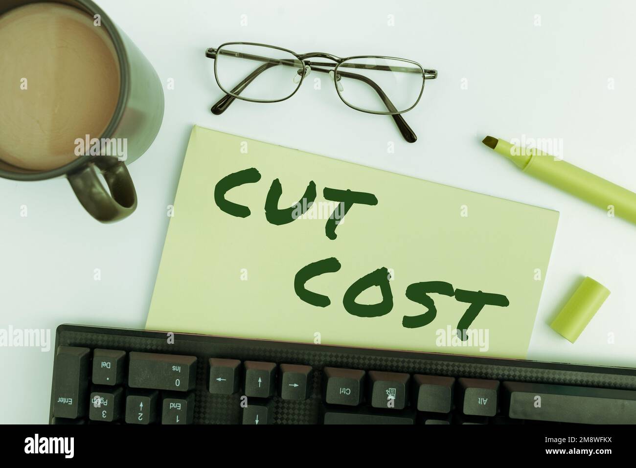 Inspiration showing sign Cut Cost. Business idea Measures implemented ...