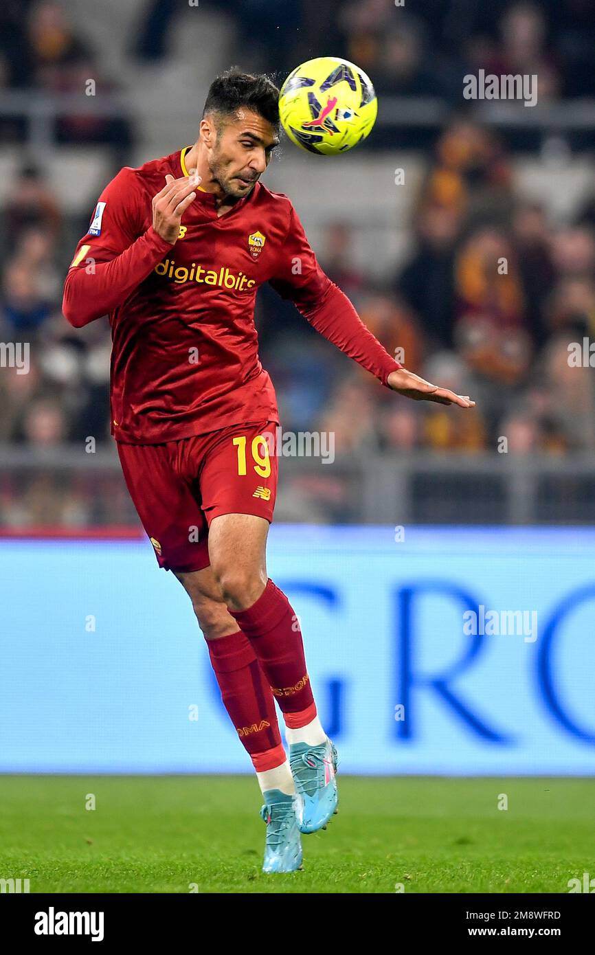 Roma, Italy. 15th Jan, 2023. Mehmet Zeki Celik of AS Roma in action ...