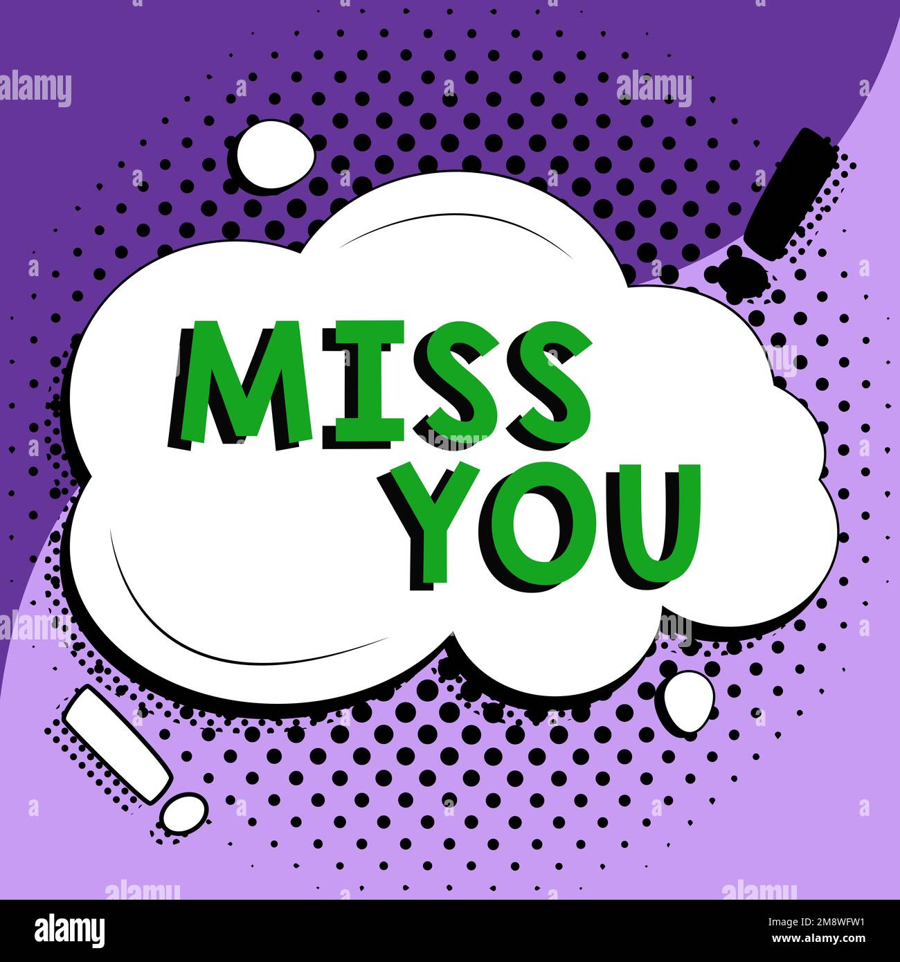 Hand writing sign Miss You. Business idea Longing for an important ...