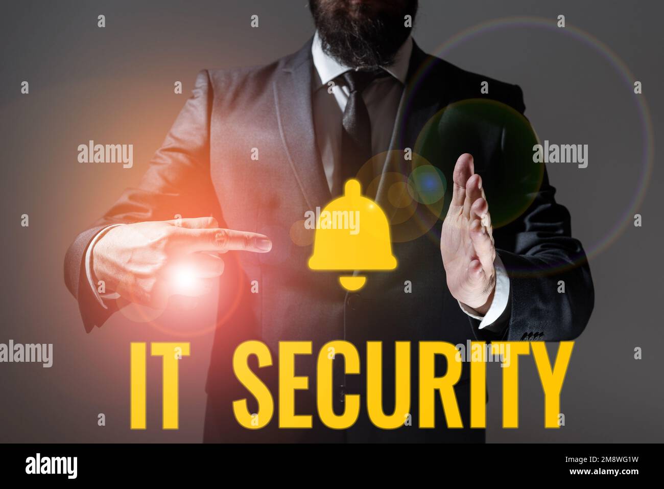 Text sign showing It Security. Internet Concept Protection of internet ...