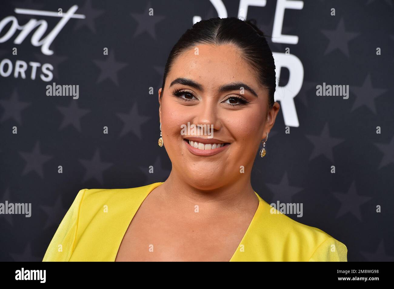 Emily Uribe arrives at the 28th annual Critics Choice Awards at The ...