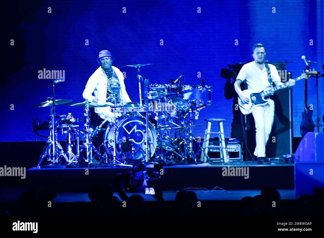 January 14, 2023, Inglewood, CA, USA: Jack White with Dominic Davis ...