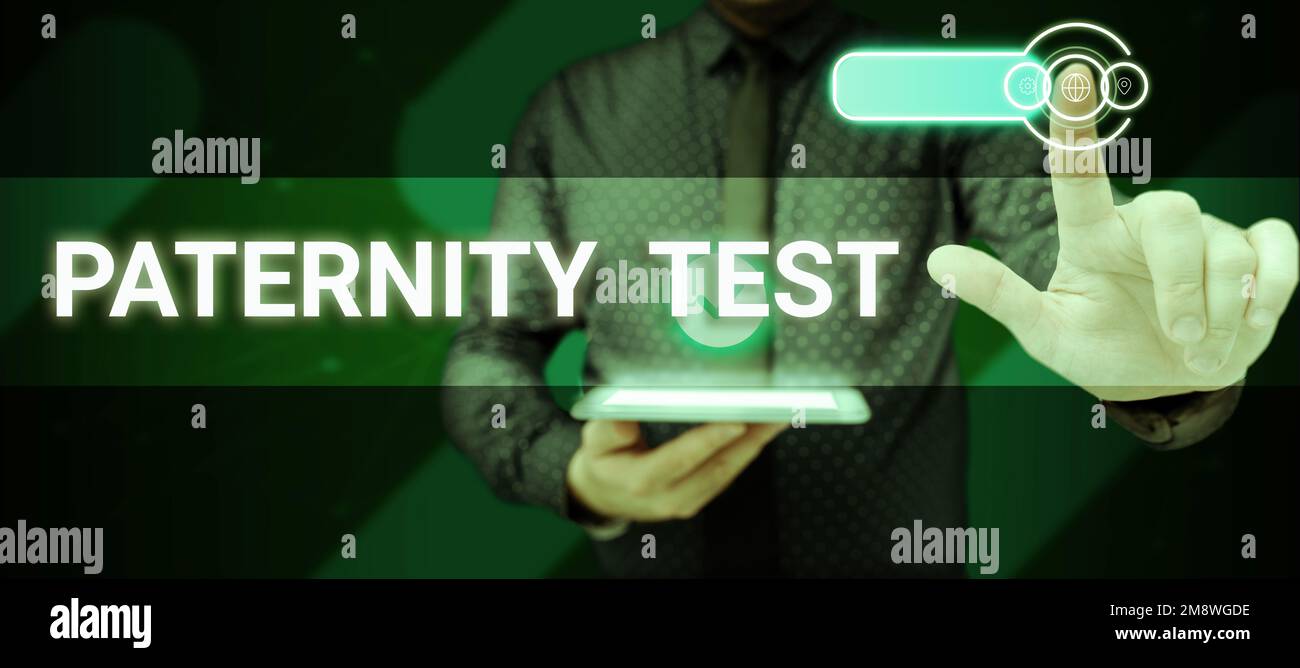 Writing displaying text Paternity Test. Internet Concept a test of DNA ...