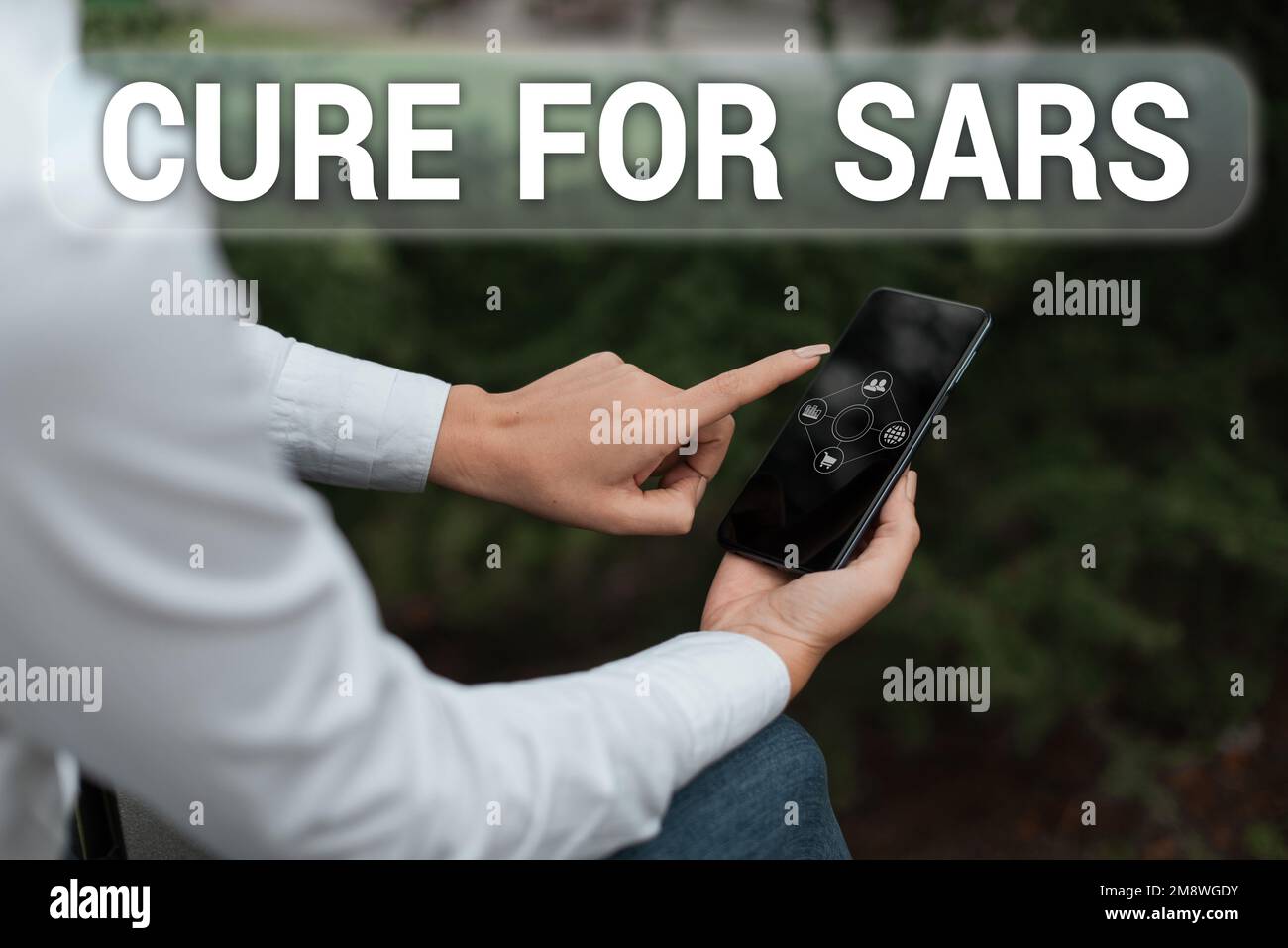Text showing inspiration Cure For Sars. Business showcase Medical ...